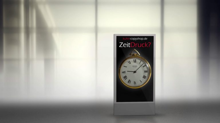 Infoscreen Werbung | leitbild.media Filmproduktion Tübingen